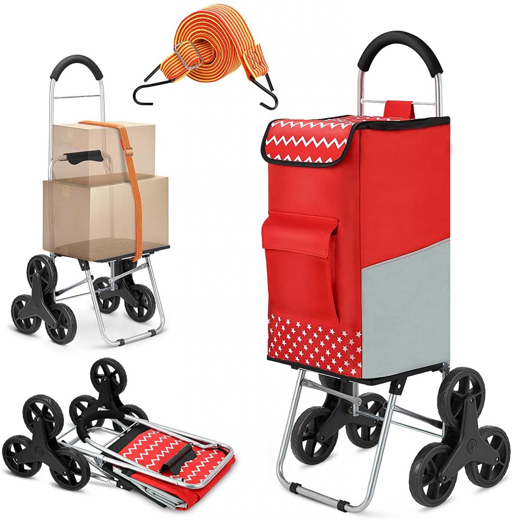 popolic shopping trolley with six wheels - Shop Disability